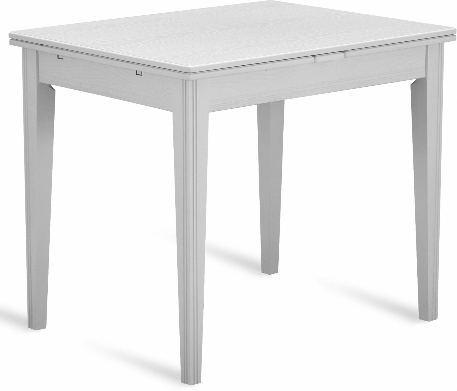 Ambe Стол кухонный обеденный деревянный раздвижной Тернс 90(130;170)х70 Белый