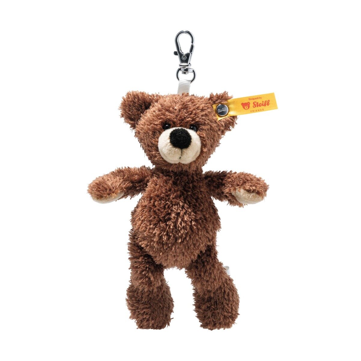 Мягкая игрушка Steiff Pendant Fynn Teddy bear (Штайф брелок Мишка Тедди Фин коричневый 12 см)