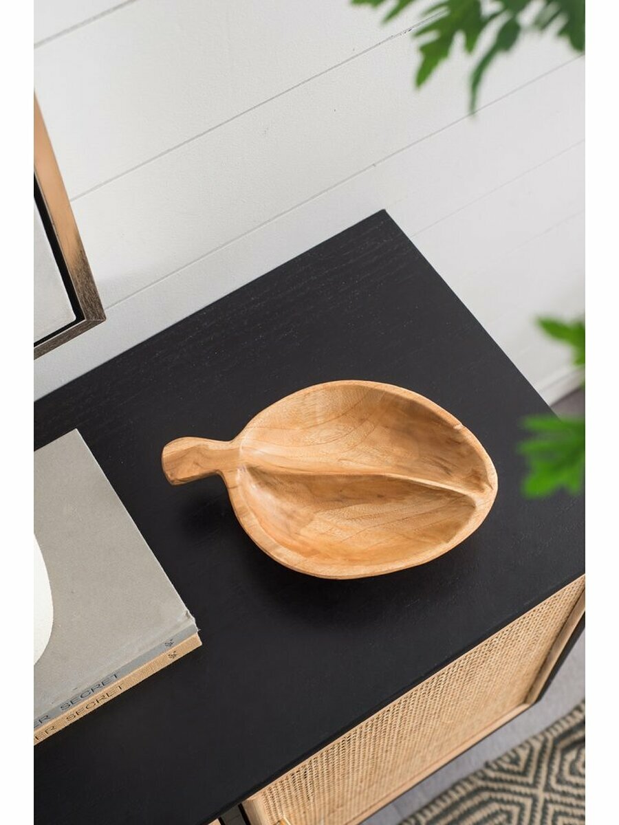 70652 Чаша из тикового дерева 23х15х7см, Тиковое дерево, Glasar