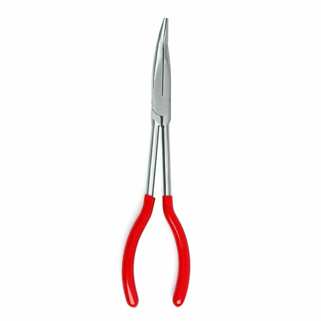 Удлиненные плоскогубцы с заостренным носом-изогнутые на 45 градусов плоскогубцы с заостренным носом