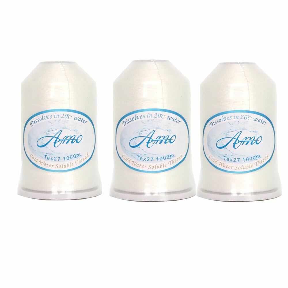 20C, цвет белый Водорастворимая нить для наметки 40/2, 1000м