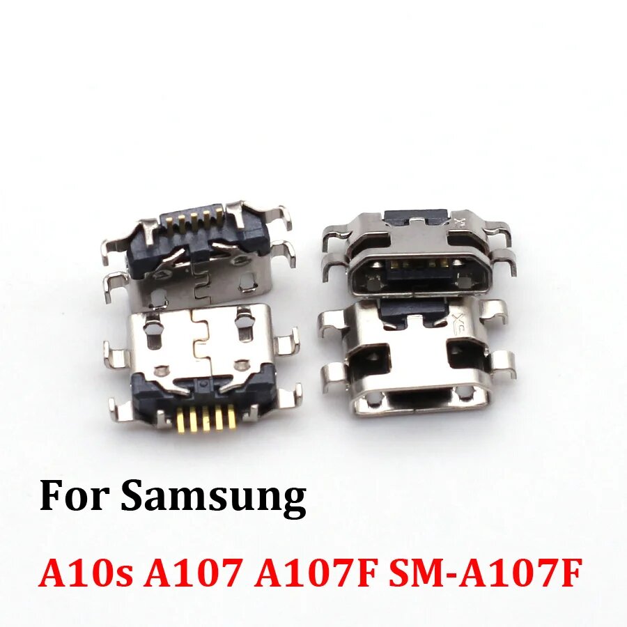Устройство 10 / 20 для Samsung A10s A107 A107F SM - A107F Micro USB Зарядное гнездо 10pcs
