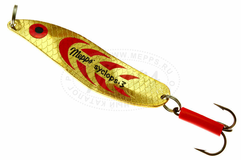 Блесна колеблющаяся MEPPS Syclops 26.0г №3 90мм #G red