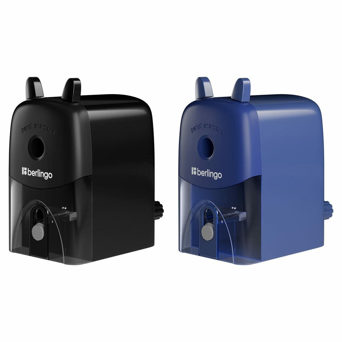 Точилка для карандашей механическая Berlingo 2-в-1 (2 отверстия) (BM1260)