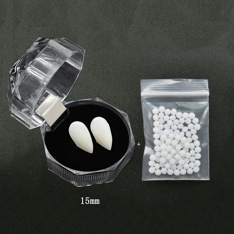 Клыки для зубов вампира из смолы H13 15mm