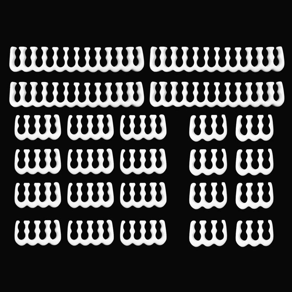 Удлинитель кабеля, Расческа для шнура питания (24х4шт, 8х12шт, 6х8шт)-белая