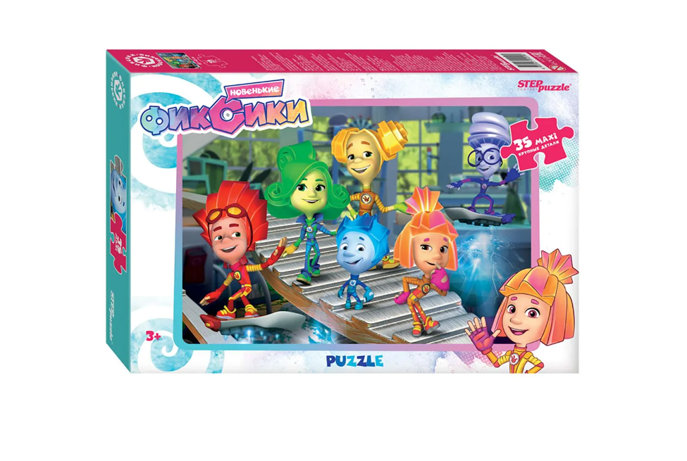 Maxi-пазл Step Puzzle Фиксики, 35 эл. 91259