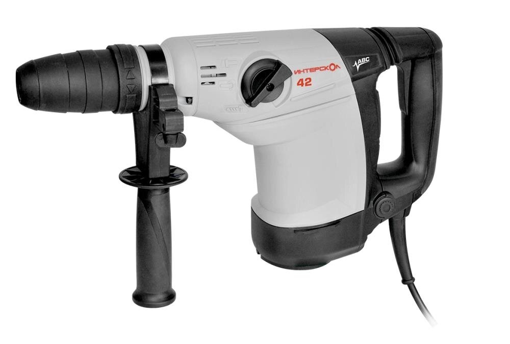 Перфоратор Интерскол П-42/1200ЭВ патрон: SDS-max уд:11Дж 1200Вт (кейс в комплекте)