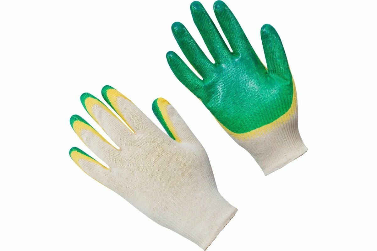 Перчатка с двойным латексным покрытием СВС лайт 36/37 13 класс r 8 1 пара