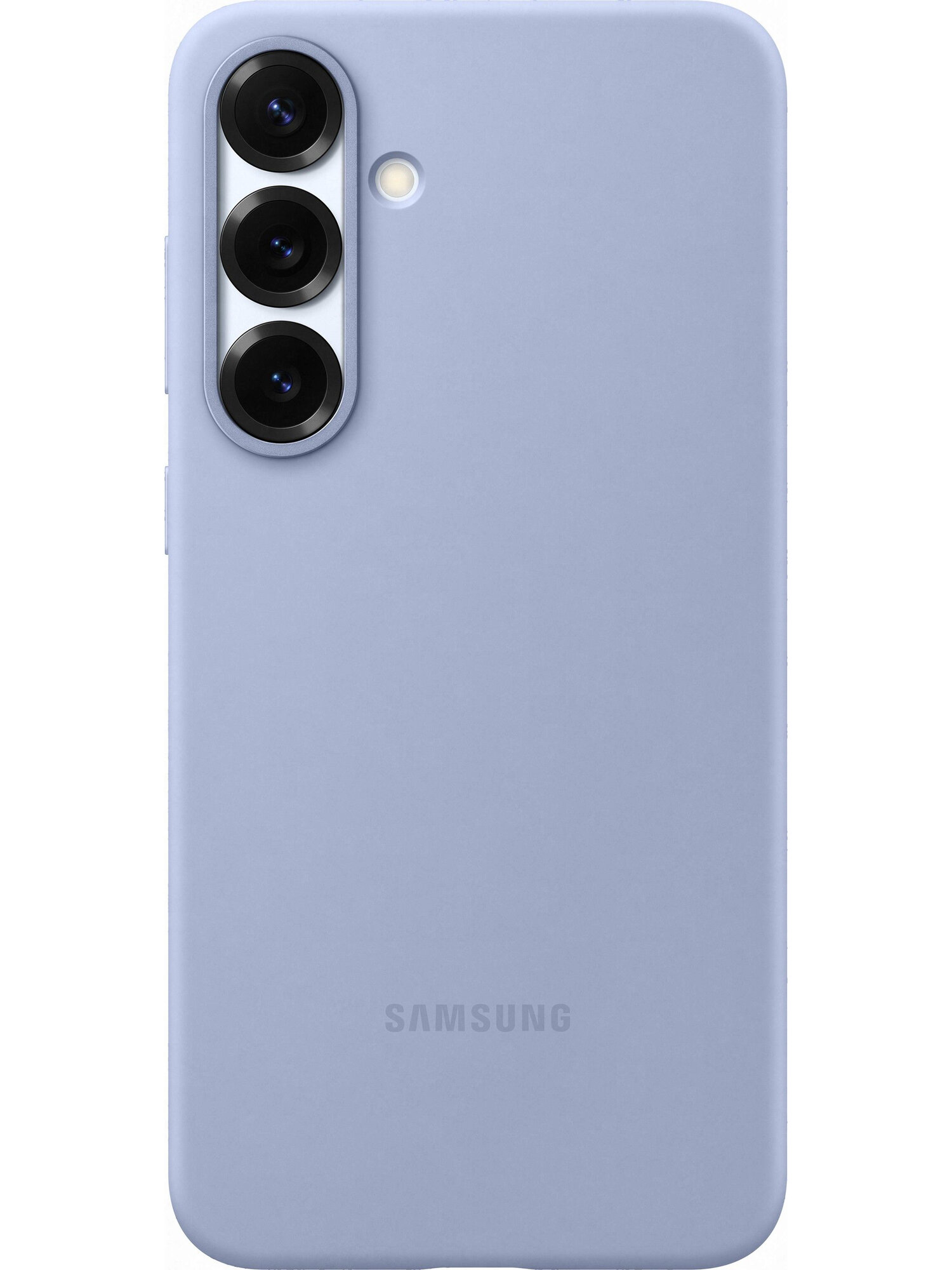 Чехол Samsung Silicone Case Galaxy S25+, силикон, голубой