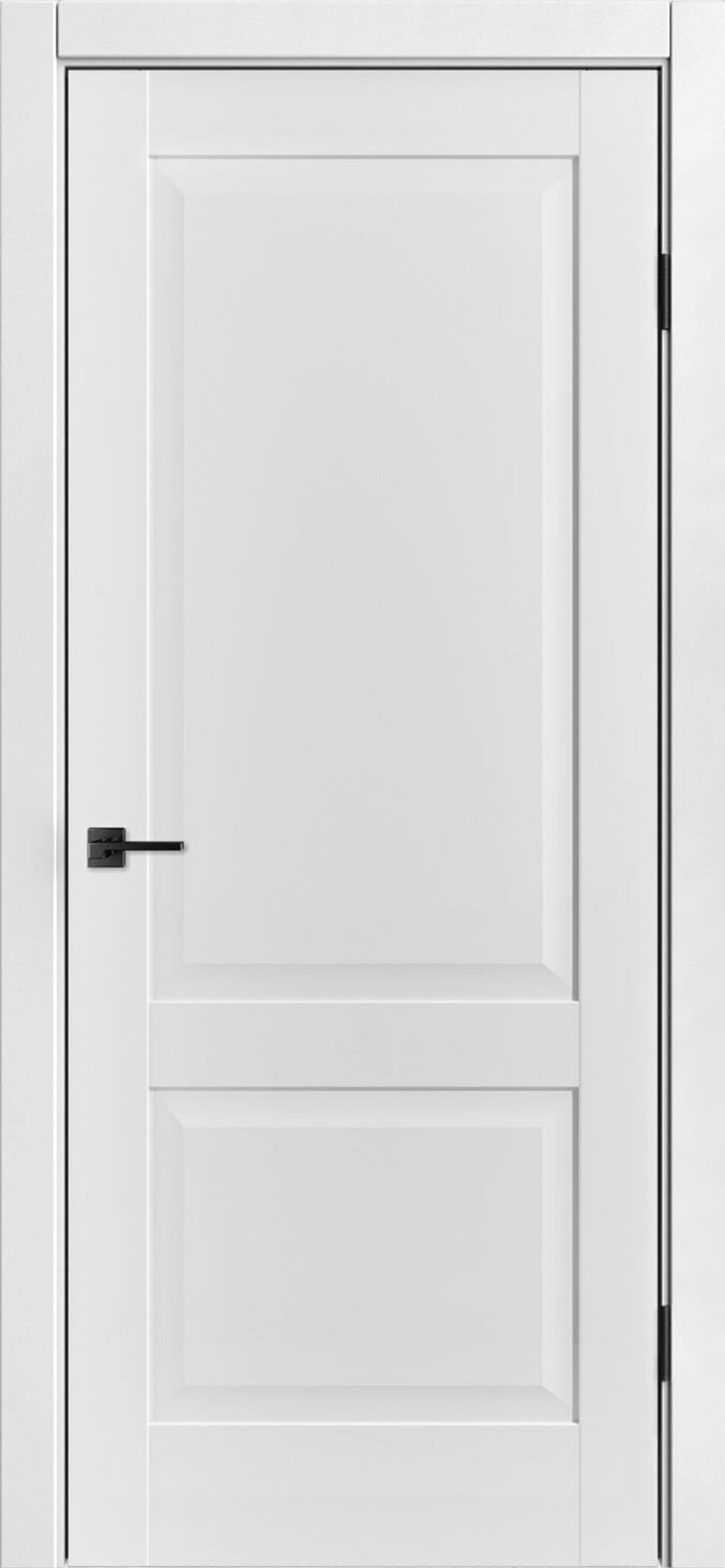 ДП-2 (глухая) белый шелк 800х2000 в комплекте коробка 2,5 наличник 5шт.