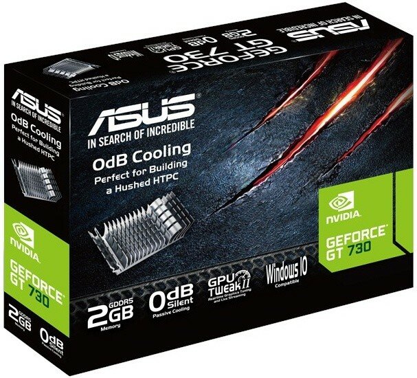 Видеокарта Asus NVidia GeForce GT 730 (GT730-SL-2GD5-BRK)