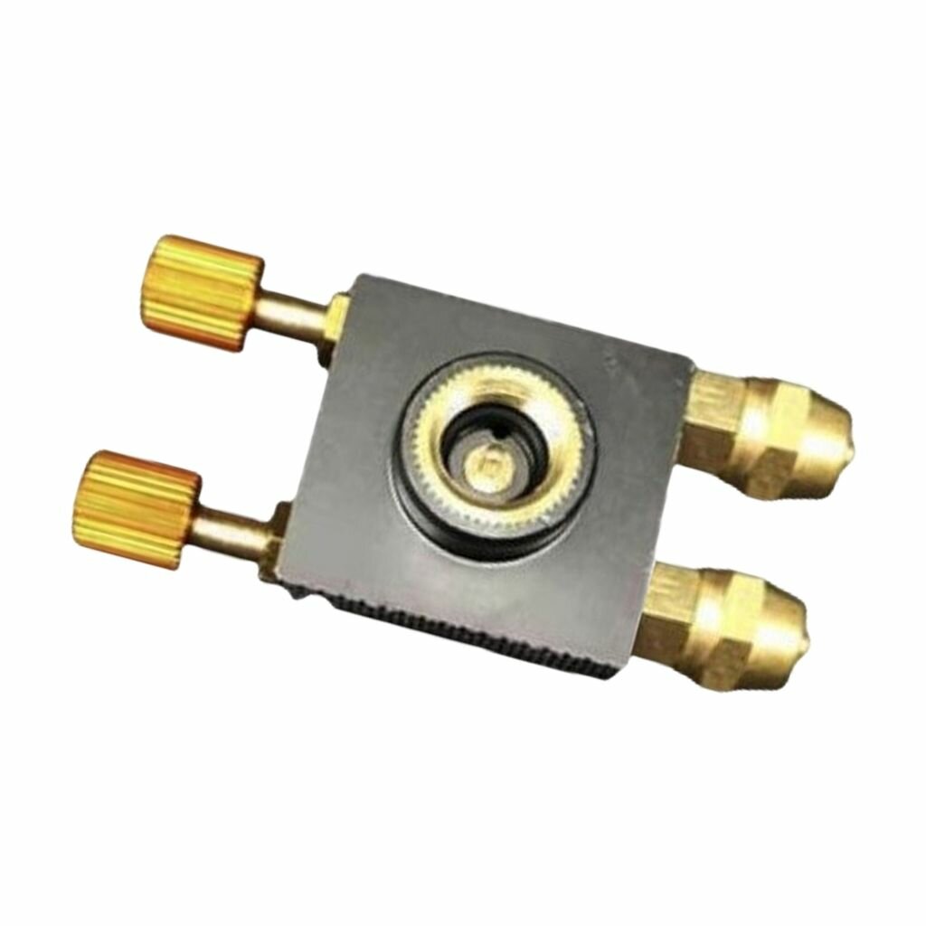 Походная посуда, Наружный клапан для картриджей - двойной шланг