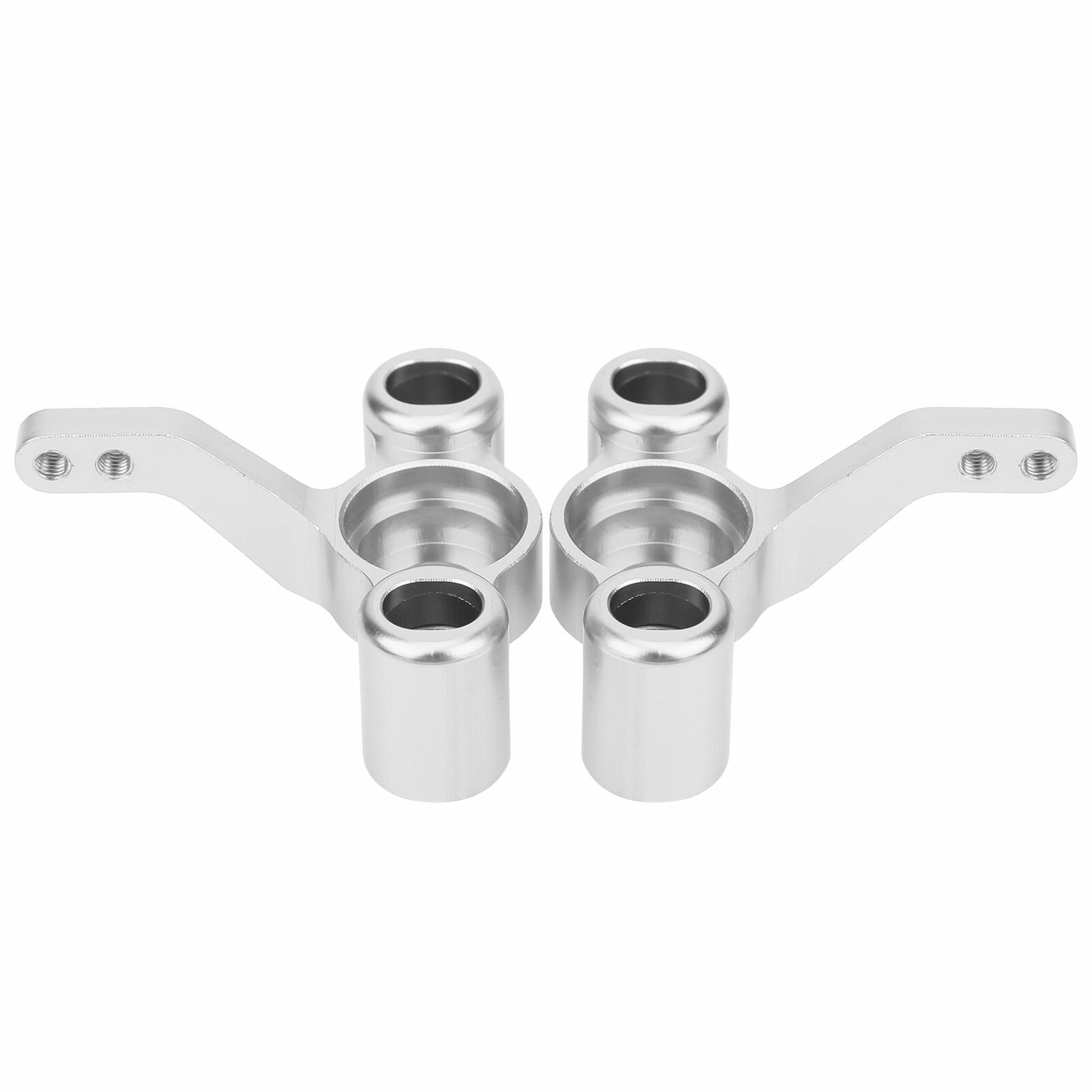 Передний поворотный кулак из алюминиевого сплава 122011 (02165), подходит для радиоуправляемого автомобиля HSP 1/10 94122 94188, серебристый