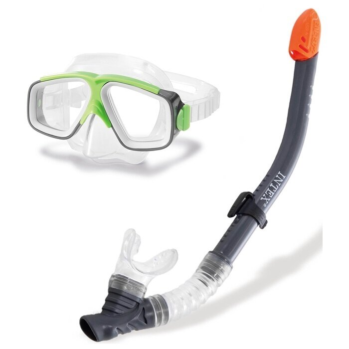Набор для подводного плавания Intex "Серфинг", маска, трубка, от 8 лет, 55949 (134383)