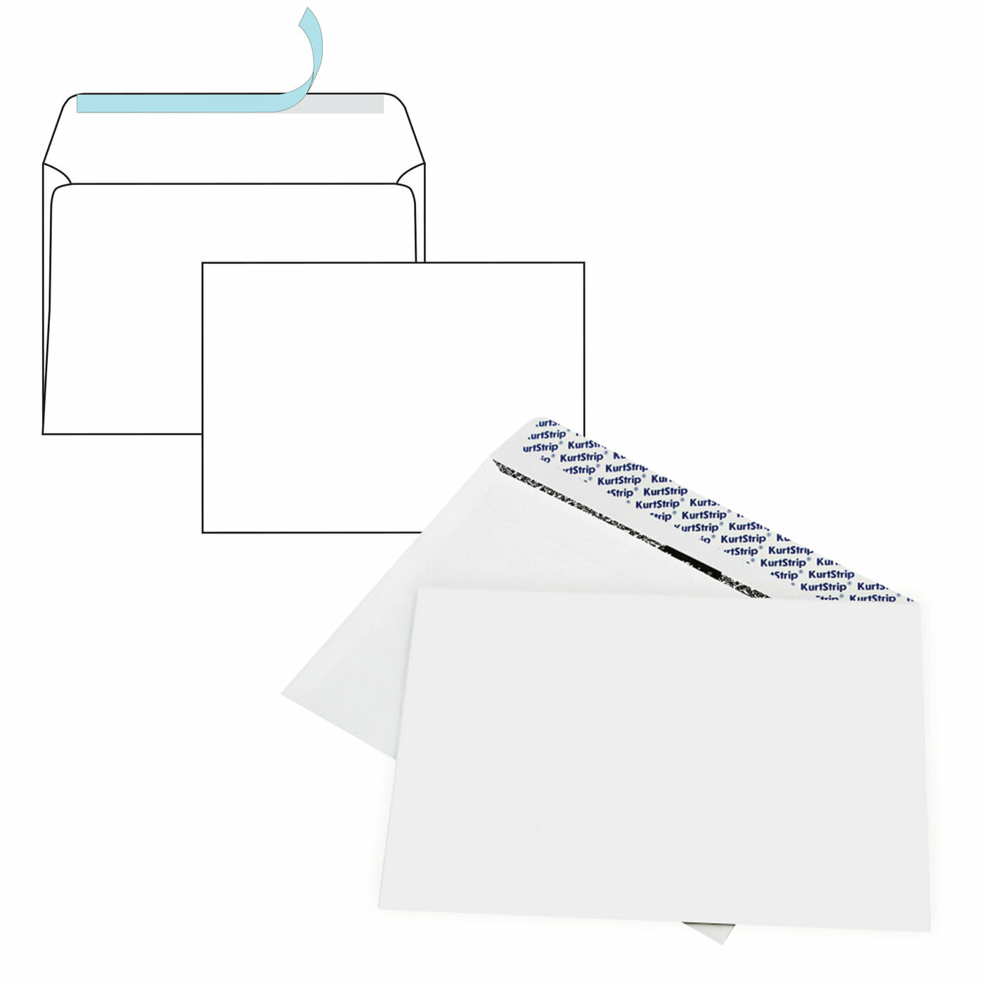 Конверты курт с4 229х324 мм security, отрывная лента, 90 г/м2, 50 шт, внутренняя запечатка