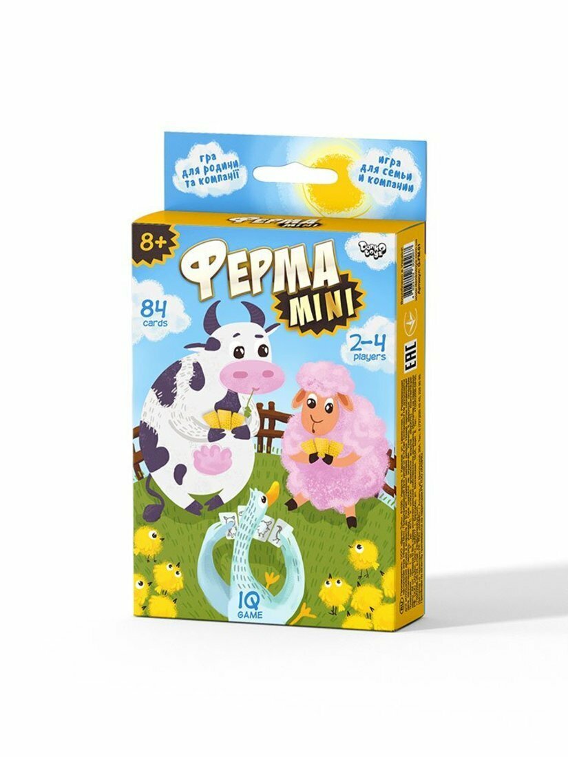 Карточная игра Danko Toys Ферма, мини (G-FM-01)
