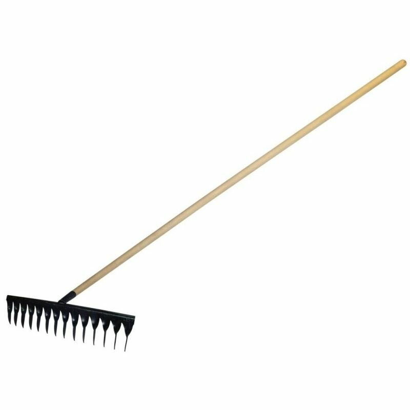 Грабли КНР Витые, 14 зубьев, с черенком в сборе (8910)