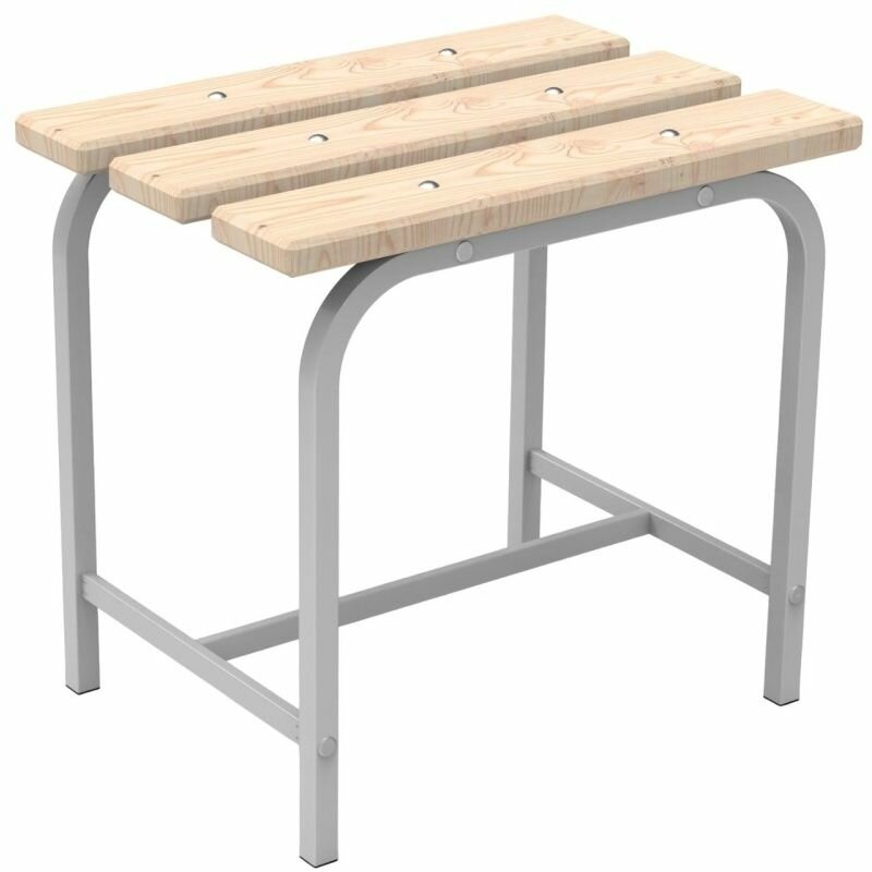 Скамья КНР TI СТ деревянная доска, 500х350х450 мм