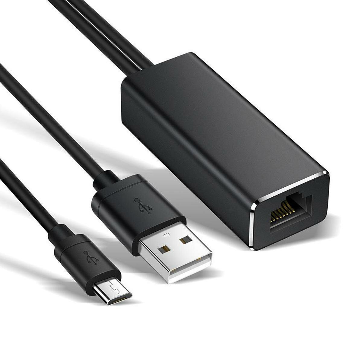 В 1 Micro USB/USB - RJ45 Ethernet-кабель-адаптер для Chromecast Fire TV Stick