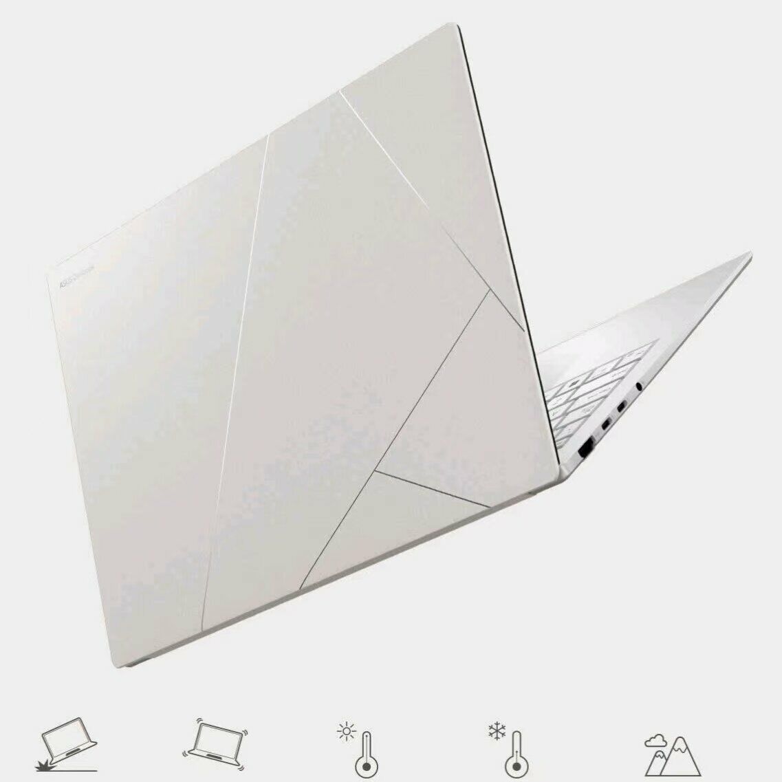 Ноутбук Asus zenbook 14Air（Asus Zenbook S14）UX5406SA258 , Intel Ultra 7-258v, 32ГБ/1ТБ, 2.8k OLED 120hz, 1.1cm, 1.15kg , Белый, Русская раскладка