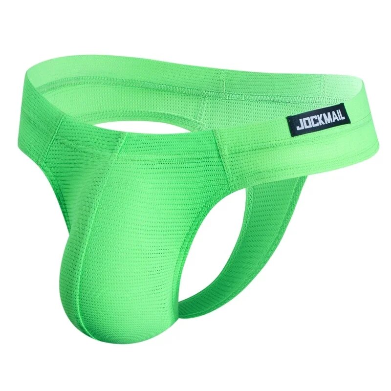 JOCKMAIL Мужские стринги из нейлона Зеленый, L, 296Green