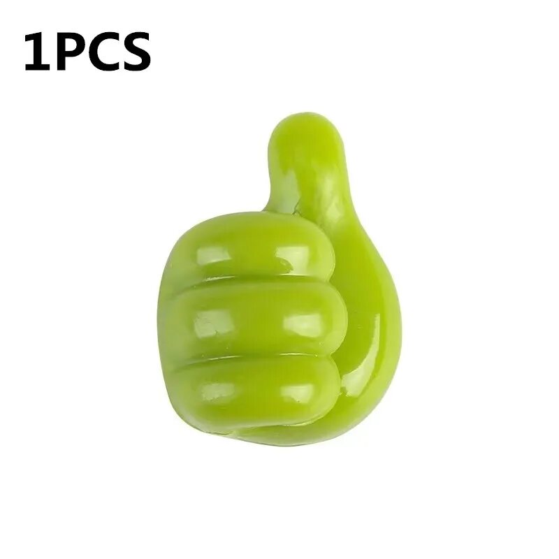 Силиконовый держатель для кабеля Thumb Hook, 1pcs Green