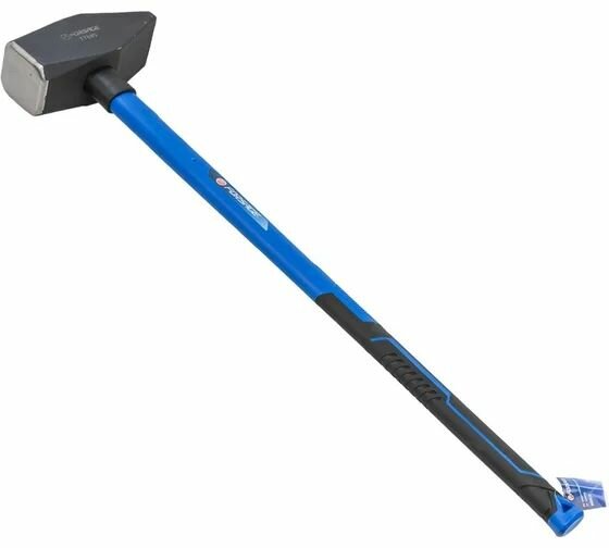 Молоток с фиберглассовой ручкой и резиновой противоскользящей накладкой (8000гр, L ручки-800мм) FORSAGE