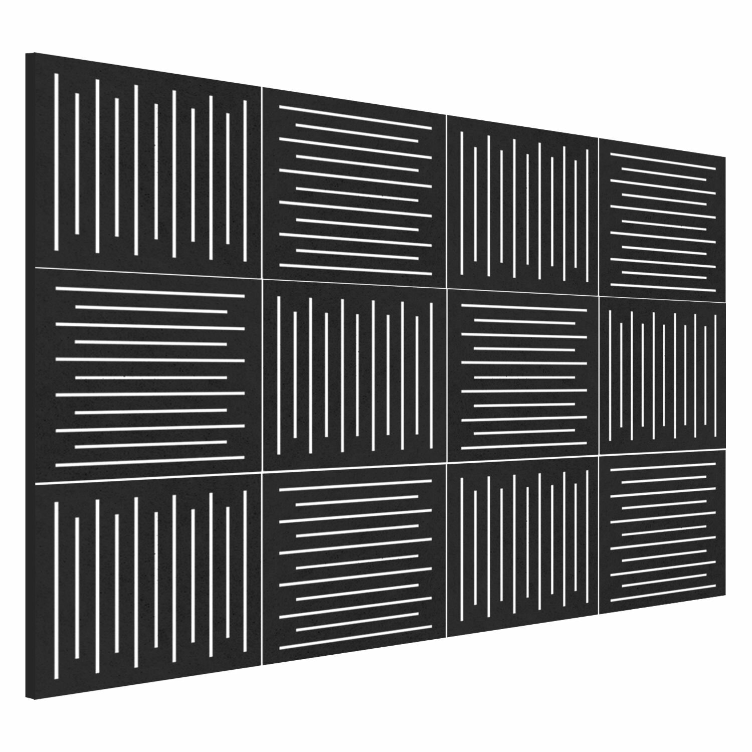 12 шт. акустический Звукопоглощающий материал 30x30cm Перфорированный Декоративная панель с шумоподавлением