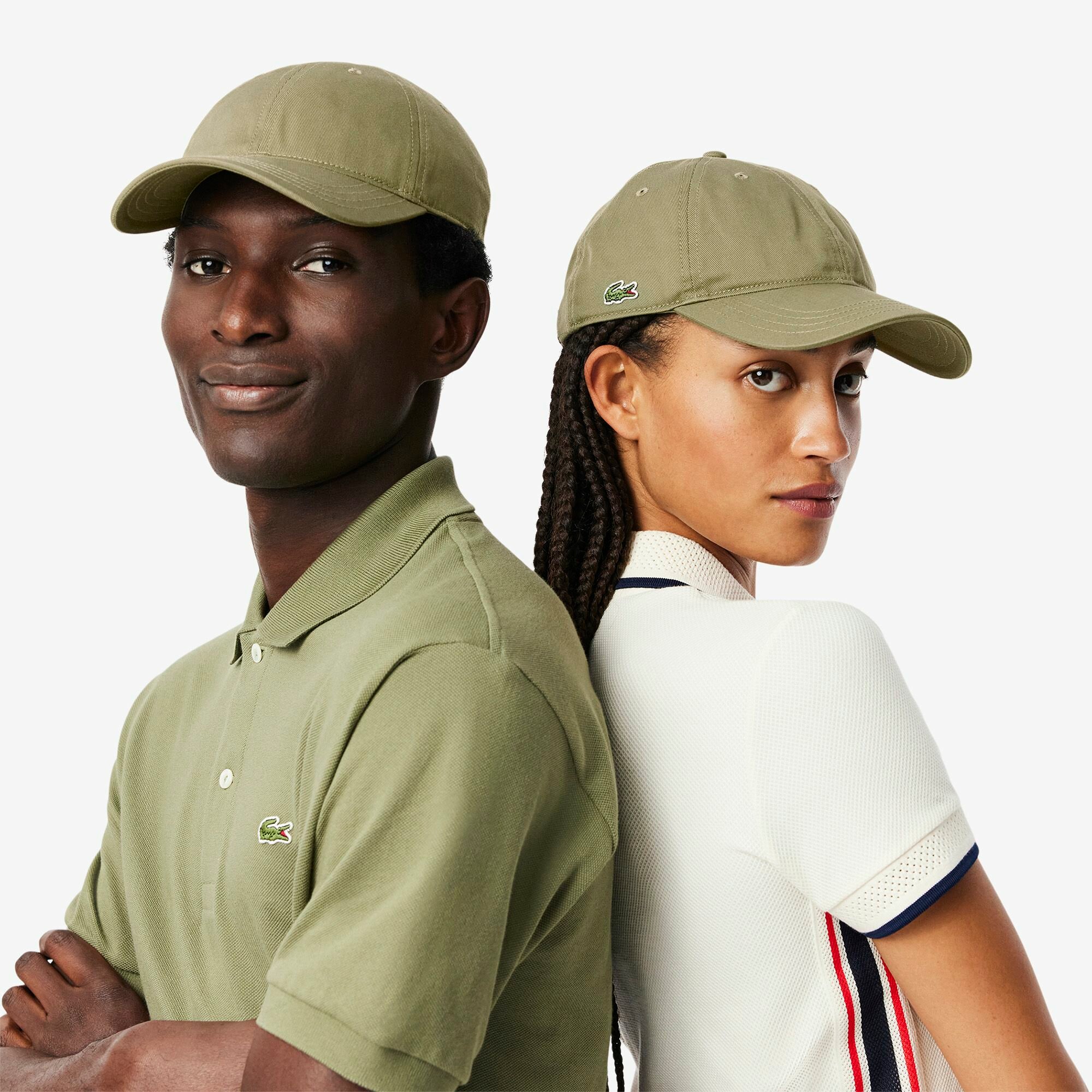 Бейсболка LACOSTE для мужчин и женщин, размер TTU, хаки — фото 1