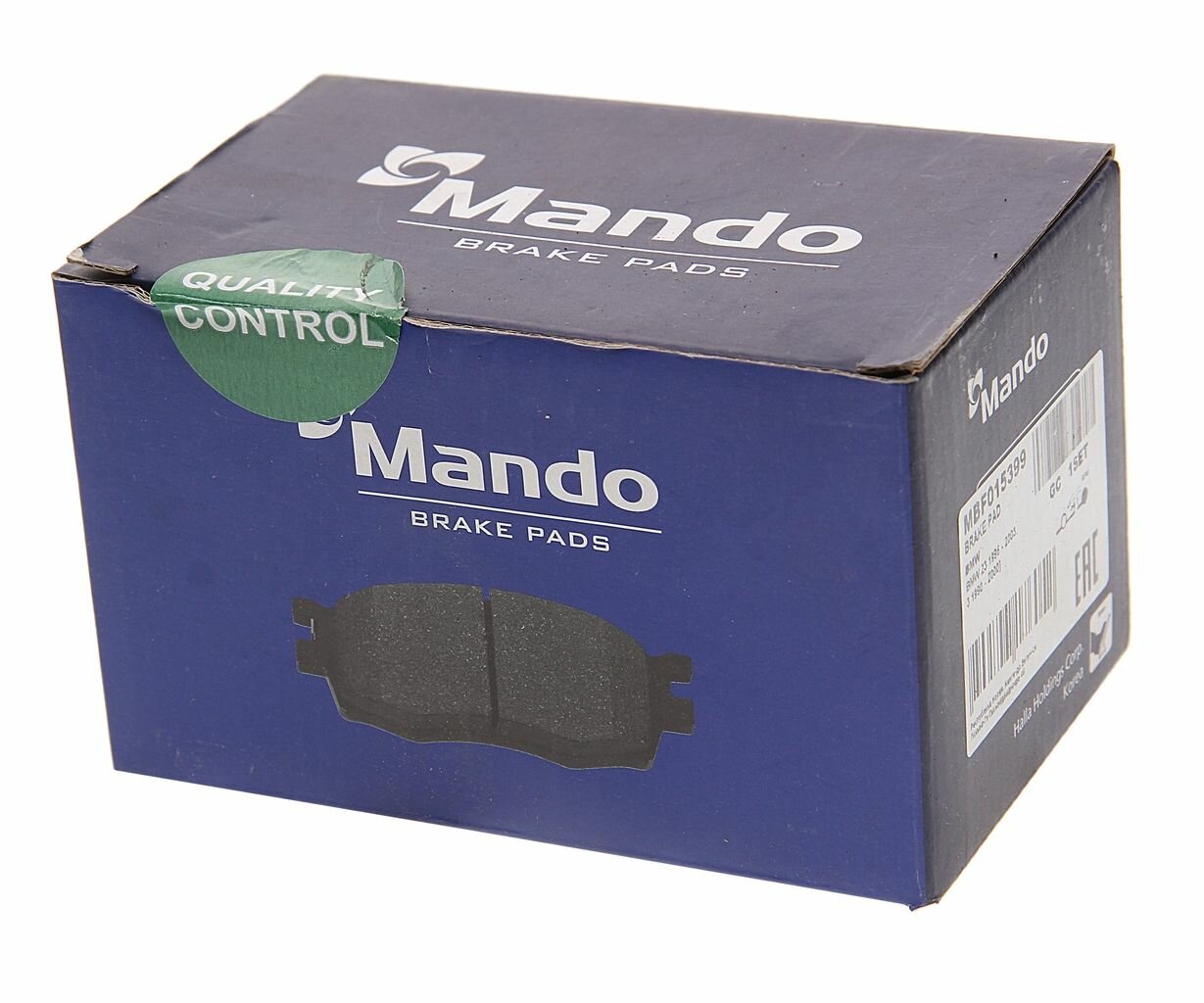 Колодки тормозные задние 4 шт для БМВ E32, E34, E36, Z3 арт MBF015399 MANDO