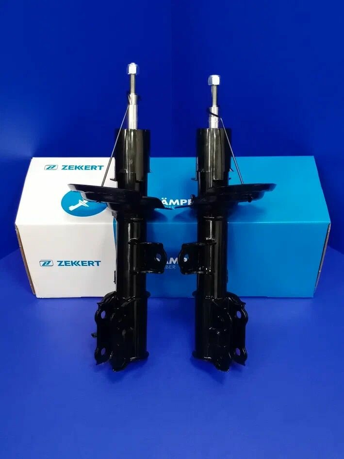 Пара передних амортизаторов Zekkert Германия на Киа Рио 4 2017-2025гг. Стойка, амортизатор Kia Rio 4