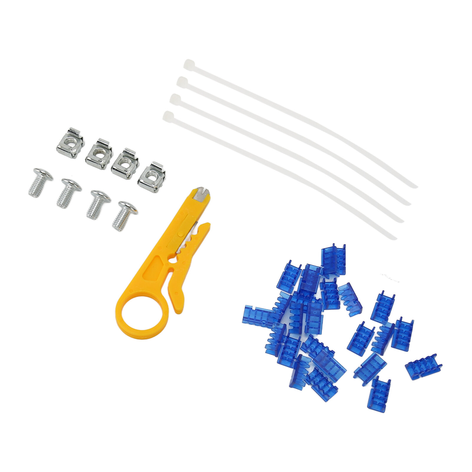 Сквозной соединитель RJ11, 25 портов, защита от помех, позолоченный контакт, патч-панель CAT3 для 19-дюймового стоечного шкафа