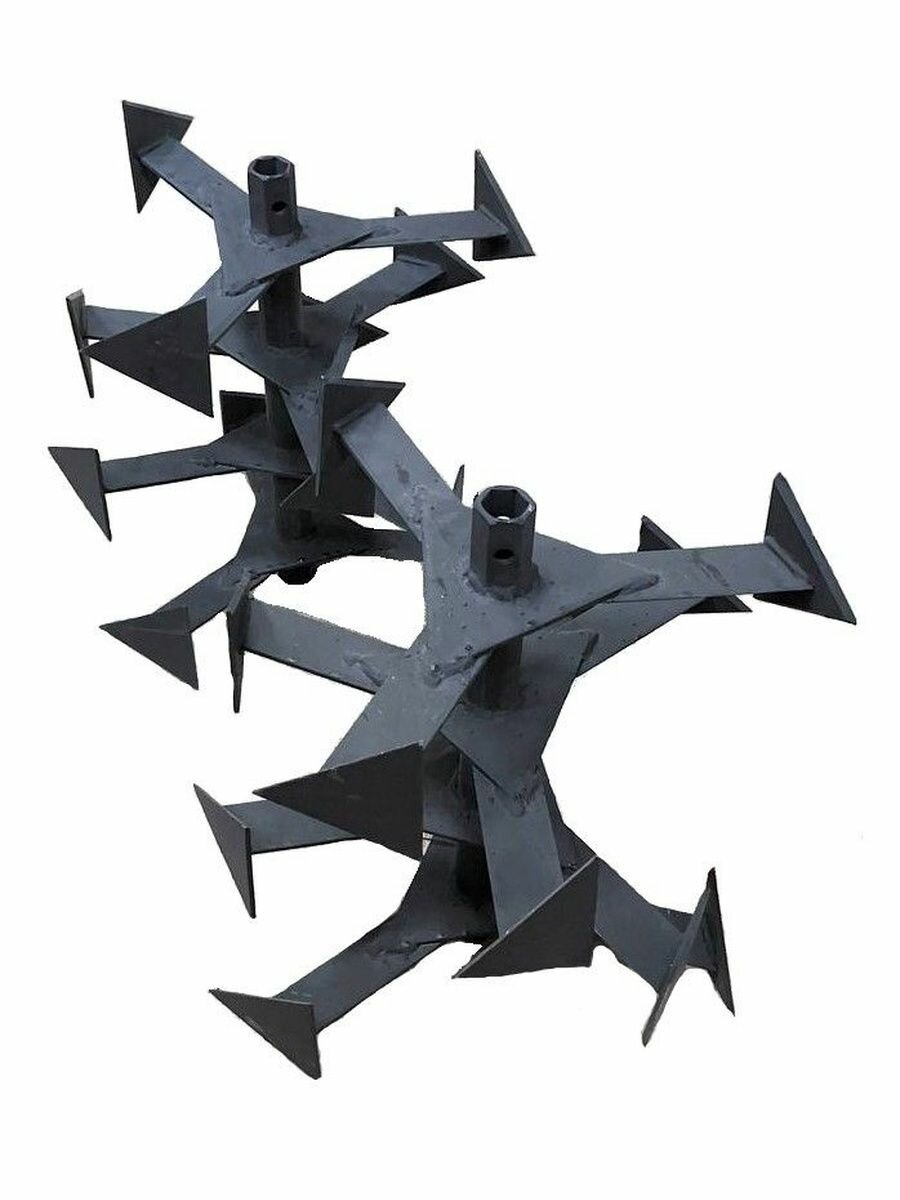 Фрезы пара 24 ножа (Гусиные лапки) круг 30 мм. для мотоблока (нева ОКА и др.)