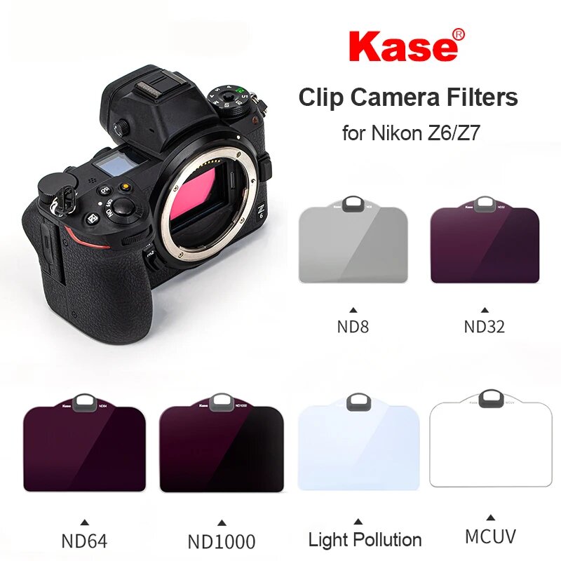 Фильтр Kase Clip-in для Nikon Z5, Z6, Z7, Z6II, Z7II, Z8, Z9, Zf, Z6III Light Pollution