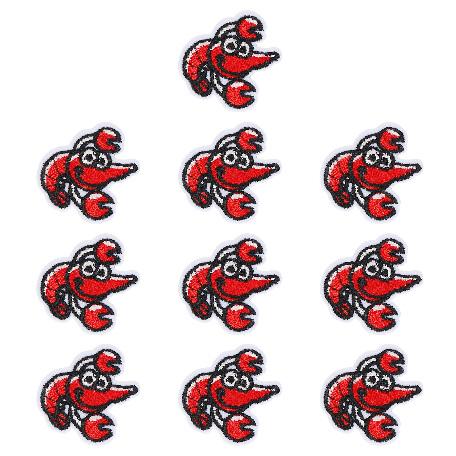 10 шт. Железные заплатки клейкие тканевые наклейки для ремонта дыр DIY декор морские животные вышивк