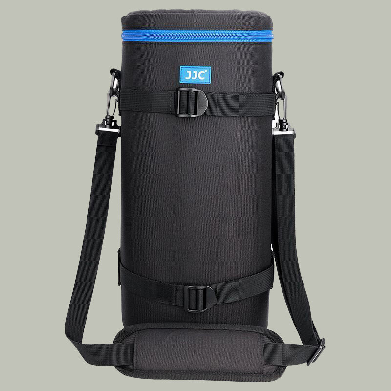 JJC DLP-8II водонепроницаемый чехол объектива с плечевым ремнем для Sony FE 200-600мм f/5.6-6.3 G OSS, Nikon Z 180-600мм f/5.6-6.3, Z 600мм f/6.3 объектив (до 140 x 370мм)
