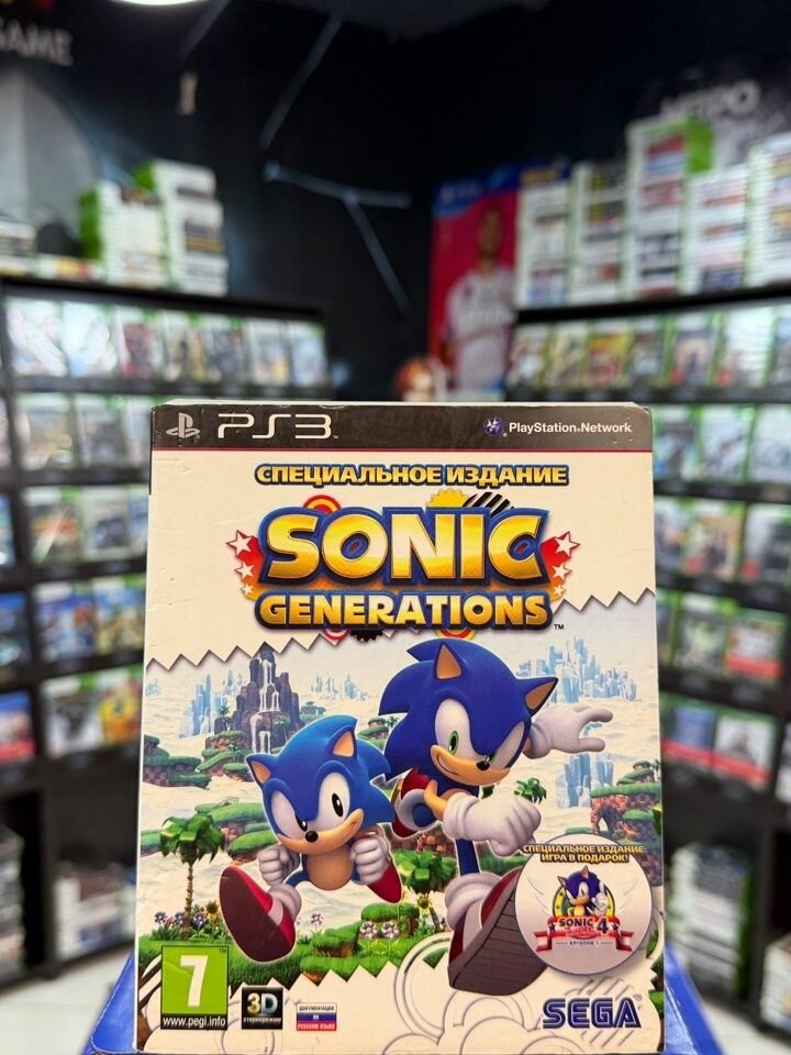 Игра Sonic Generations PS3 (Box)