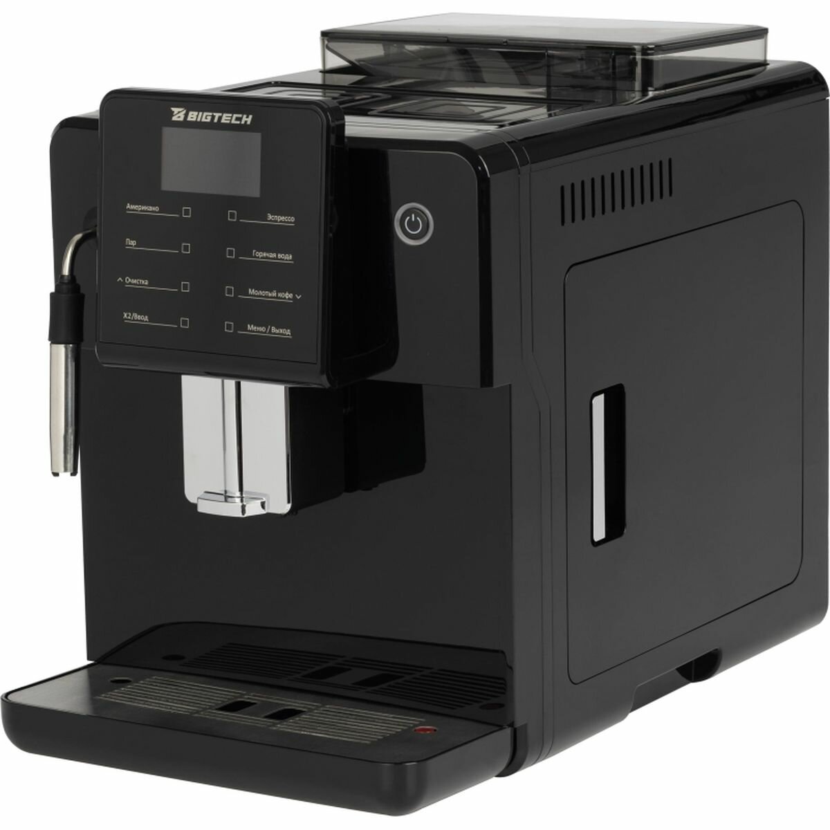 Кофемашина автоматическая BigTech EСM301B, 1,7л, черная (2008955)