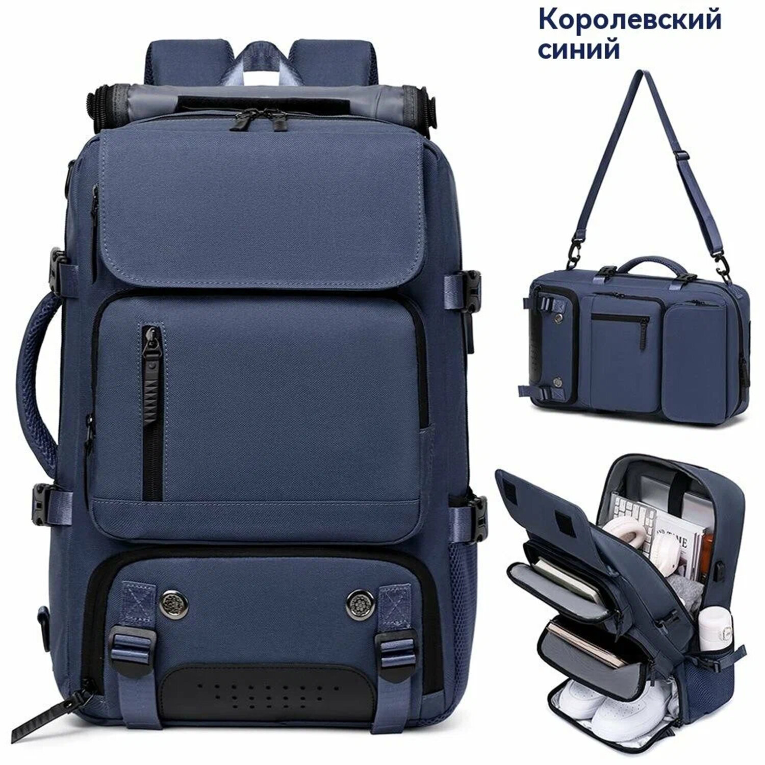 Рюкзак "Lapis Navy", для ноутбука, унисекс, водонепроницаемый, подарок на праздник