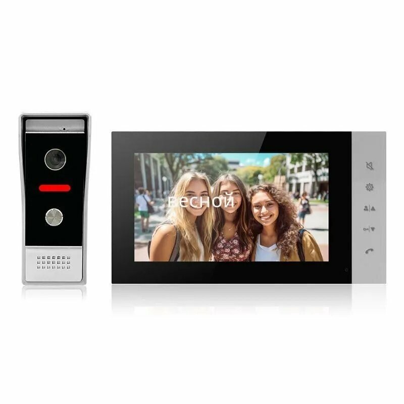 7-дюймовый комплект видеодомофона и вызывной панели, монитор и вызывная панель, комплект домашнего видеодомофона