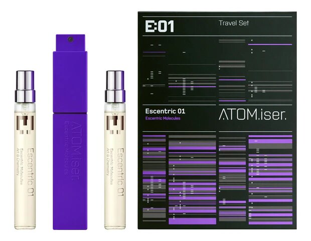 Дорожный набор туалетной воды Escentric Molecules - Escentric 01 ATOM iser 3x8.5 мл