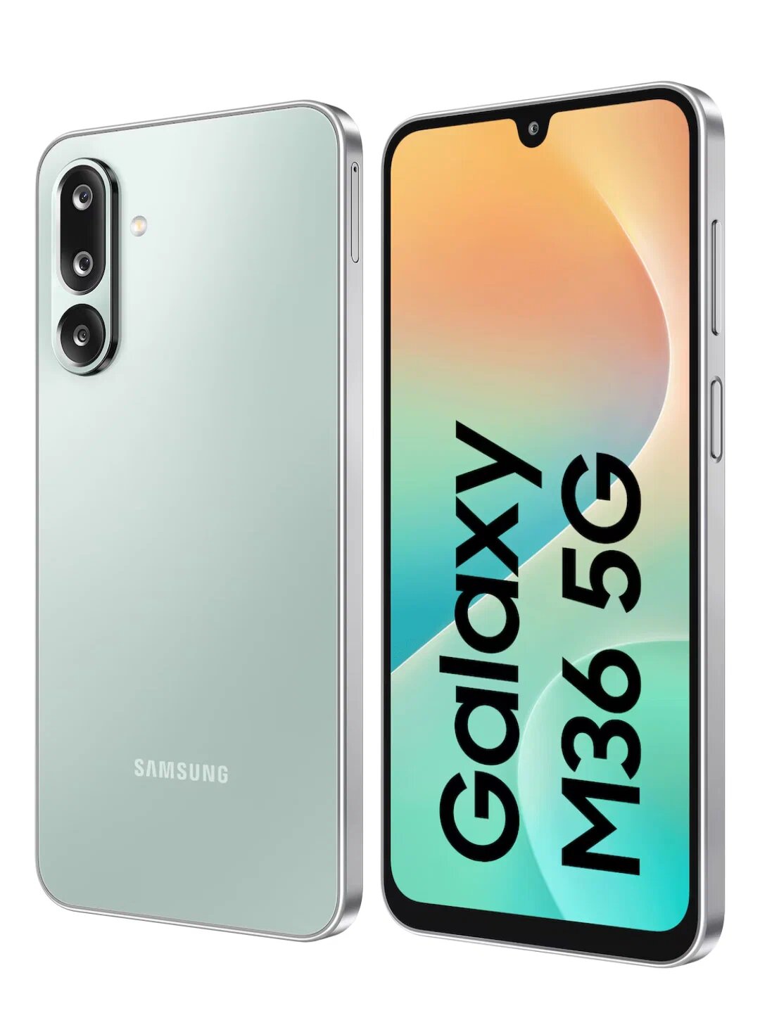 Смартфон Samsung Galaxy M36 6/128ГБ, Super AMOLED, light green, зеленый
