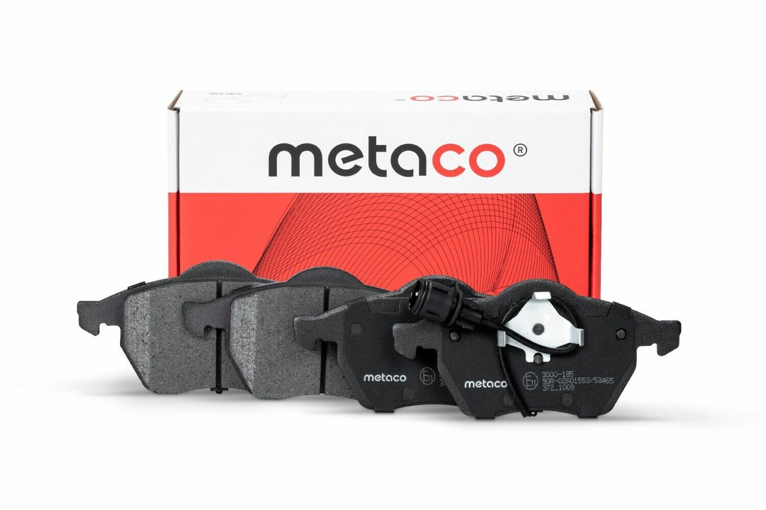 METACO Колодки тормозные передние AUDI 100 91-94/ A6 94-98 156.3x74x19.5/ ATE-TEVES/ с датчиком