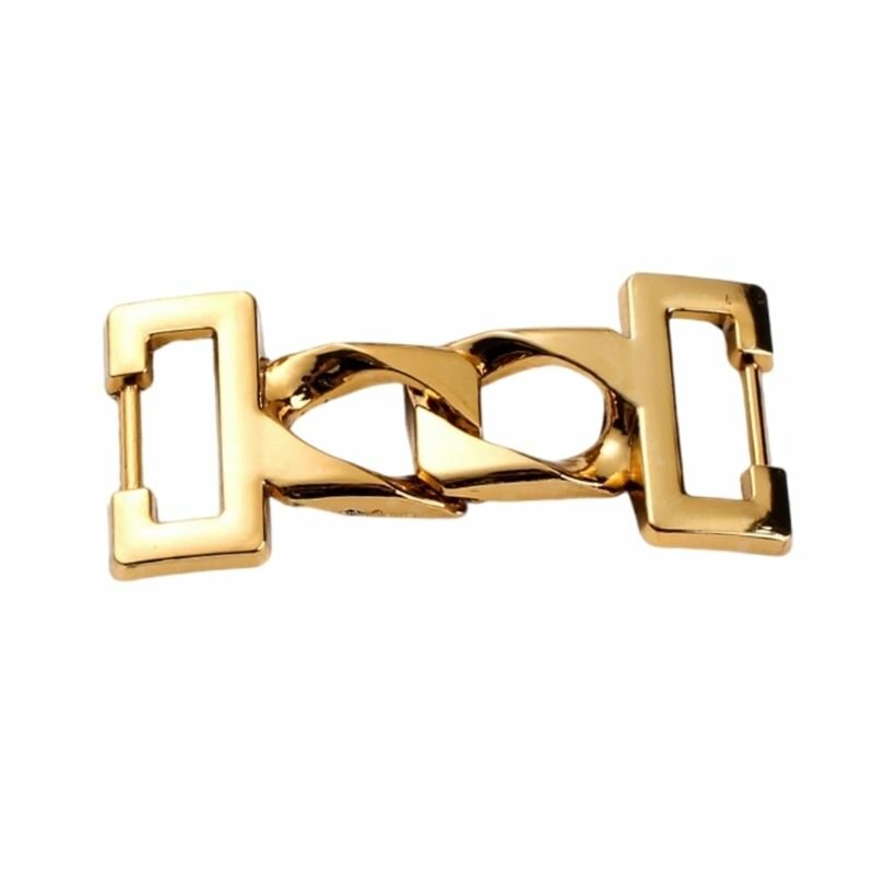 Металлическая пряжка для обуви, цепочка для лоферов, простое крепление, - 006