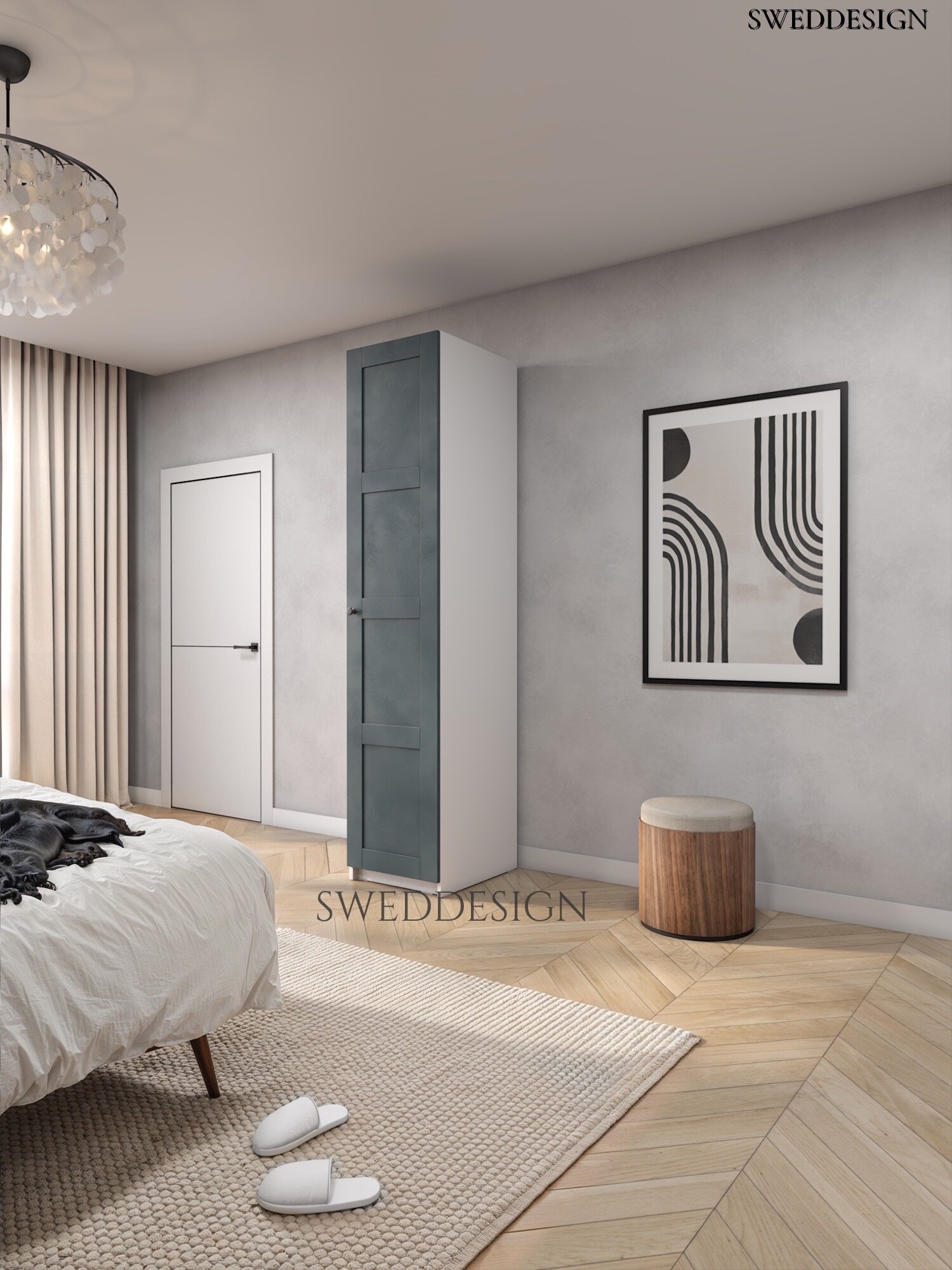 Шкаф икеа "Пакс/Макс", бело-тёмно-бирюзовый, 50 см х 61 см х 233 см