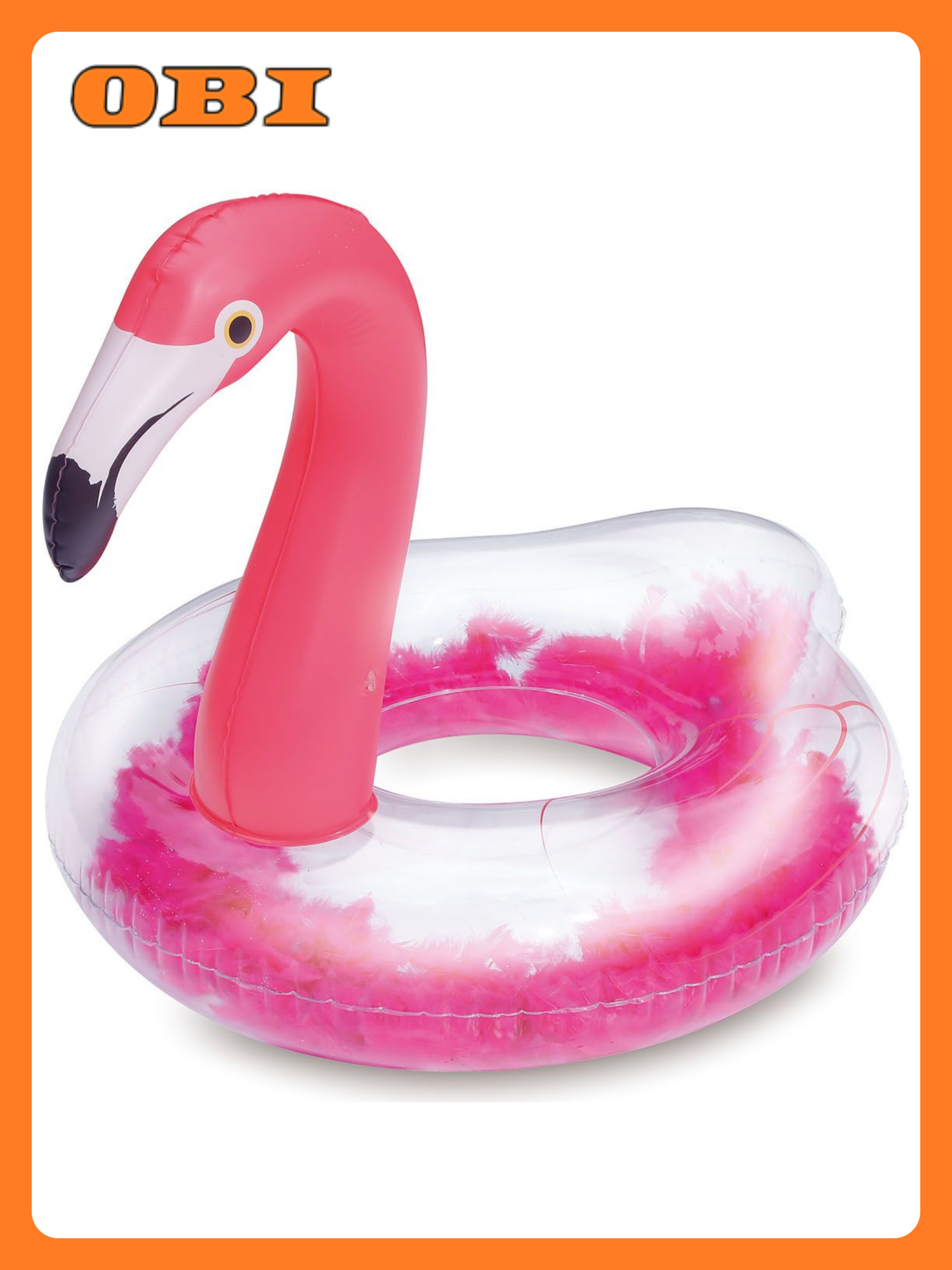 Надувной круг Фламинго 80х79 см