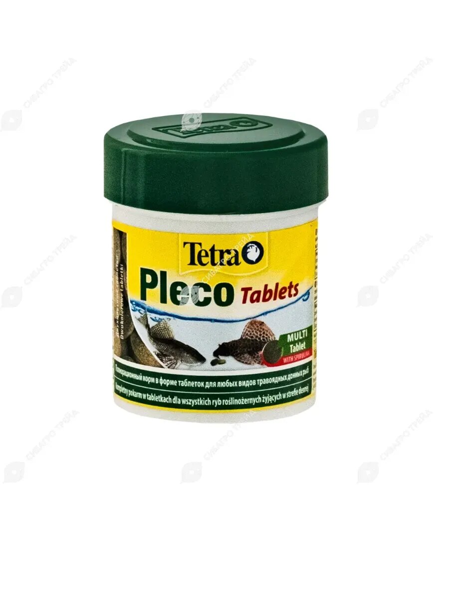 Tetra Pleco Tablets корм со спирулиной, 120 табл