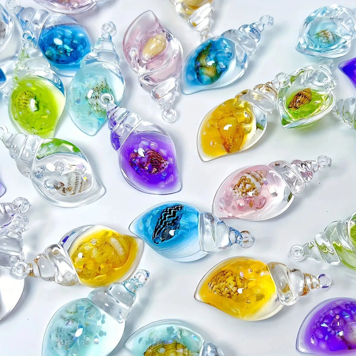 Светящиеся ракушки для украшений 20pcs Random Color