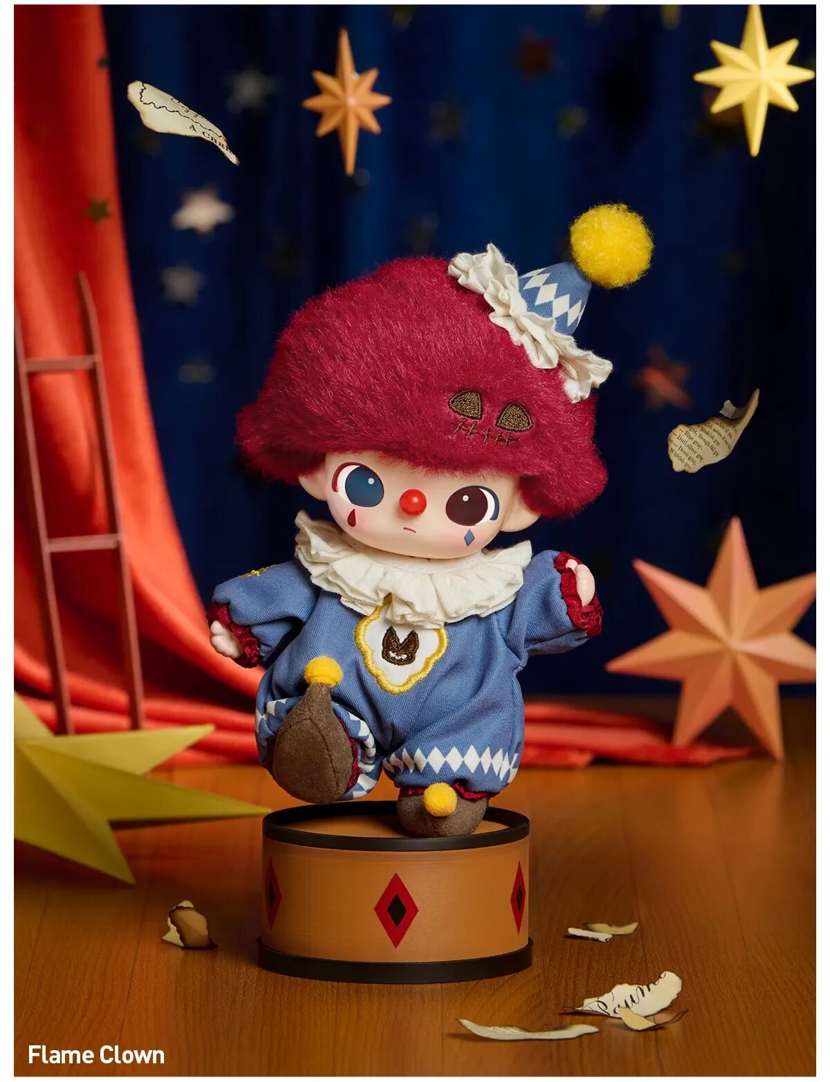 POP MART Halloween WHY SO SERIOUS Series коллекционная виниловая фигурка Flame Clown